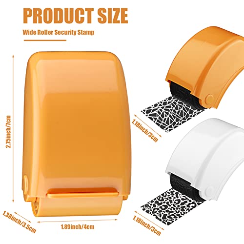 2 Pieces Identity Protection Roller Stamps Identity Prevention Theft ...