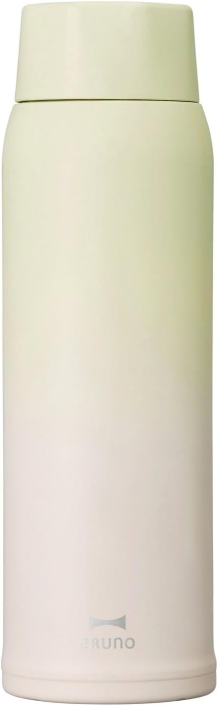 Amazon | BRUNO 軽量 ステンレス スクリューボトル tall ステンレスボトル 480ml 水筒 おしゃれ ライトグリーン HORIZON GREEN BHK259-HGR ...