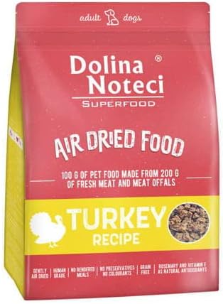 Dolina Noteci - Air-Dried SuperFood For Dogs - Turkey - 1kg - 2.2lbs ...