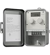 Amazon.com: DEWENWILS Pool Pump Timer, Outdoor Digital Timer Box, 3HP ...