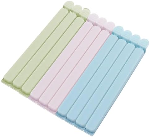 Extra Large Sturdy Food Bag Clips, 6 Pcs Chip Bag Clips Plastic Heavy ...