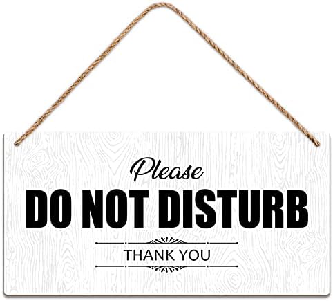 Amazon.com : SCAZOMV Please Do Not Disturb Thank You Wood Sign Decor ...