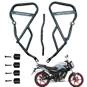 TVS Raider 125 Heavy Duty Bike Crash Guard with Sliders : Amazon.in ...