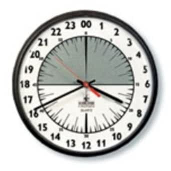 Amazon.com: Reloj de pared 24 horas : Hogar y Cocina