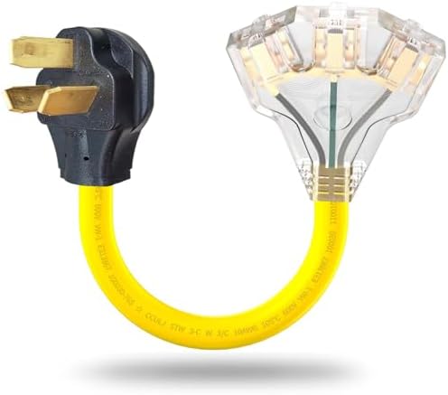 LAVANDINO 3 Prong 220 to 110 Adapter Plug for Stove Gas Range, Oven ...