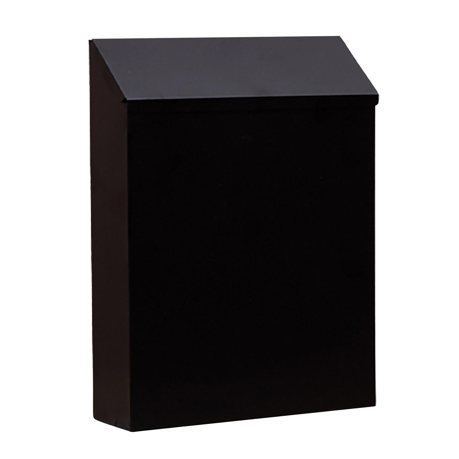 Drop Box with Lock Wall Mounted Mailbox Rainproof Letterbox Newspaper ...