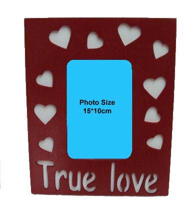 Giftstyle Wood Photo Frame (25X20 cm, Red White) : Amazon.in: Home ...