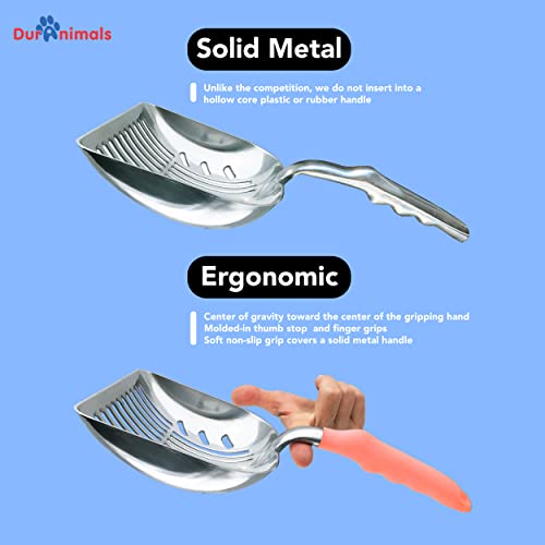 Snapklik.com : Premium Multicat Cat Litter ScoopSolid MetalLitter Box ...