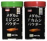 ・ブランド:コメット・製造元:イトスイ・「ミジンコパウダー：ミジンコは繊維質が豊富でメダカの腸内環境を良好にする働きがあります。」「アカムシパウダー：粗蛋白質が５６％以上と非常に高く増体効果が期待できます。」「にんにくパウダー：嗜好性アップ...