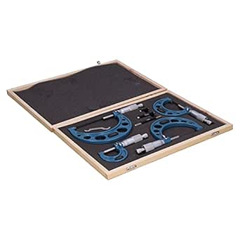 4Pcs Outside Micrometer High Accuracy Machinist Tool Set Professional ...