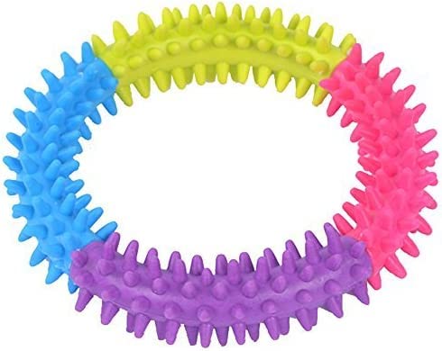 Buy Woofy Pet Rubber Chew Toy - Exercises Teeth Jaws Ring Design Toy ...
