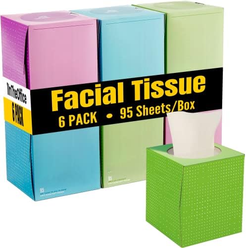 Amazon.com: 1InTheOffice Facial Tissue, Tissue Paper Box, Facial Tissue ...