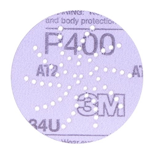 3M Hookit Purple Clean Sanding Disc 343U, 30272, P500, 50 discs per ...