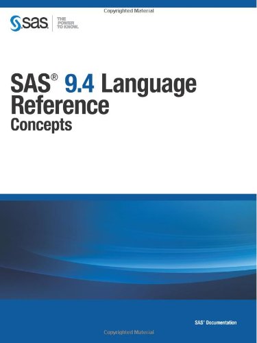 Amazon.com: SAS 9.4 Language Reference - Concepts: 9781612905648: SAS Institute: Books