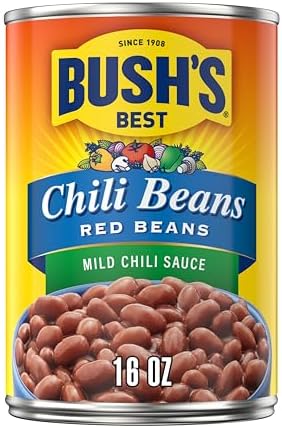 Amazon.com : BUSH'S BEST 16 oz Canned Spicy Dark Red Chili Beans ...