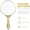 Amazon.com: minkissy Hand Held Mirror Hand Mirror Vintage Mirror ...