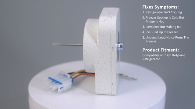 Watch Upgraded WR60X28783 Evaporator Fan Motor for GE Refrigerator on ...