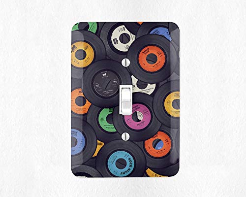 Amazon.com: Vinyl Records Switch Plate Cover Record Music Albums Light ...