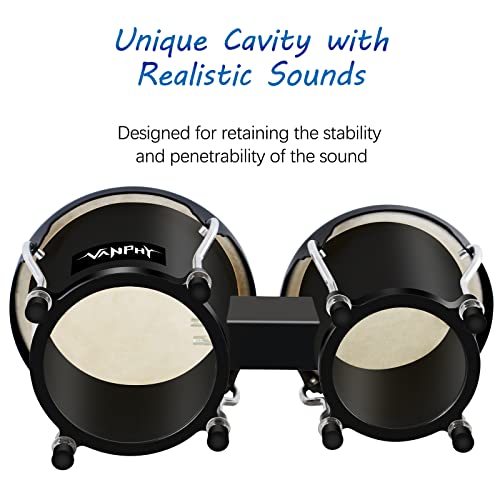 Snapklik.com : VANPHY Bongo Drum 4 And 5 Set For Adults Beginners ...