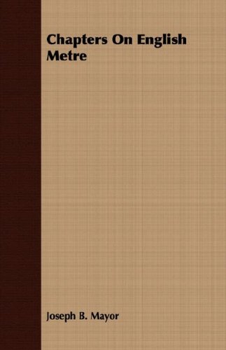 Buy Chapters On English Metre Book Online at Low Prices in India ...
