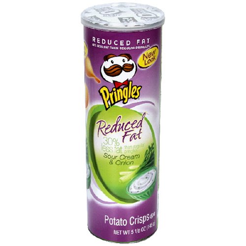 Amazon.com: Pringles Fat Free Sour Cream & Onion Potato Chips, 5.64 oz