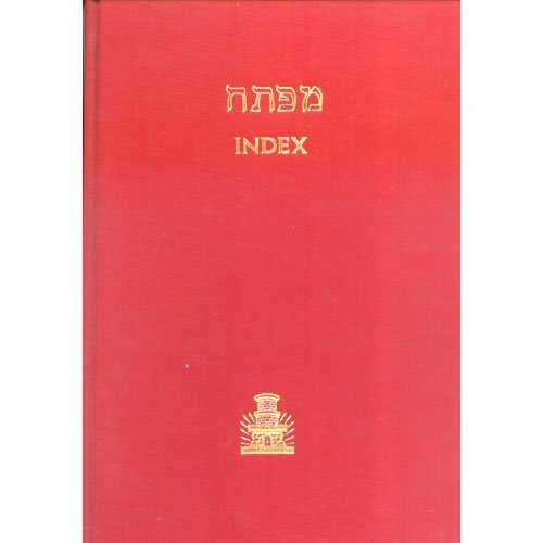 The Babylonian Talmud, Index Volume: Isadore (Editor) Epstein ...