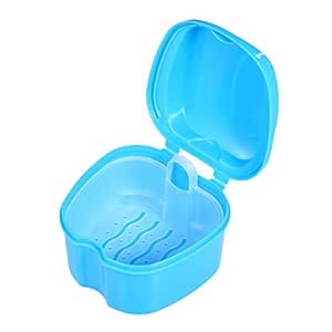 Amazon.com : dsfen Denture Bath Box Case Dental False Teeth Storage Box ...