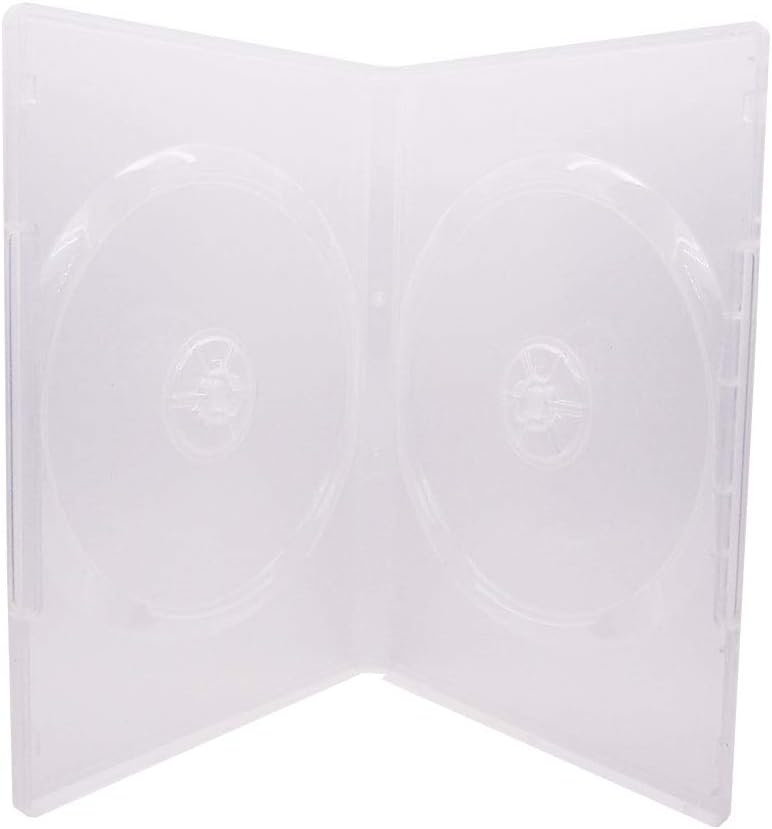Amazon.com: 10 Pack Maxtek Standard 14mm White Single Disc CD & DVD ...