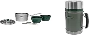 Stanley Adventure Stainless Steel Camping Cooking Set for Two 1.0L / 1. ...