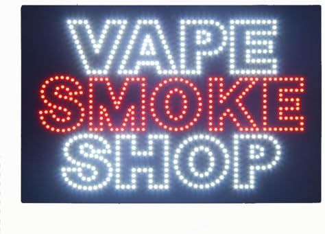 Amazon.com : Klassikaline 30" x 10" Ultra Bright Large VAPE Sign - LED ...