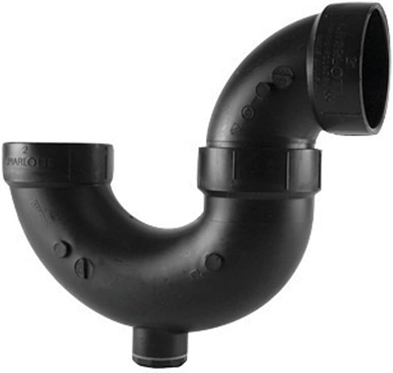Amazon.com: Genova Products ABS-DWV P-Traps with Clean-Out, 1-1/2 ...
