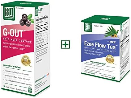 Amazon.com: Bell Bundle - Ezee Flow Urinary Support Tea for Men & G-Out ...