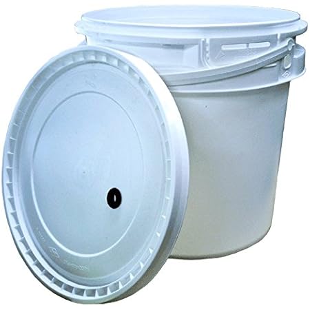 Amazon.com: U.S. Solid Plastic Fermenter - 6.5 Gallon Food-Grade ...