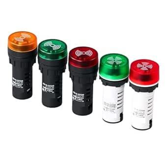 Amazon.com: 24v Buzzer 220v high Decibel Intermittent Sound ad16-22sm ...
