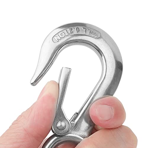 Snapklik.com : ZEONHEI 6 PCS Fast Eye Safety Snap Hook, Stainless Steel ...