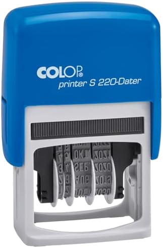 Amazon.com : COLOP Self-Inking S Model Line Dater, Non-Toxic and Water ...