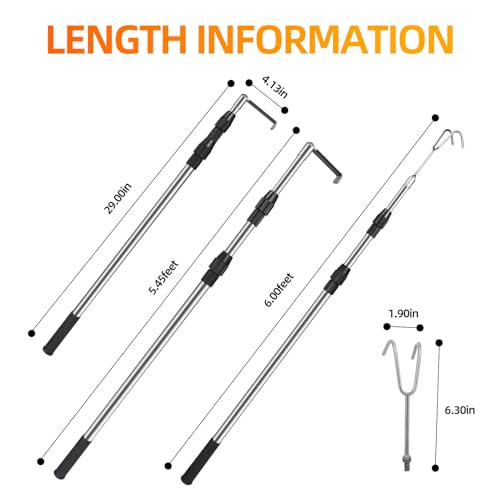 Snapklik.com : EXJIOTA Truck Cargo Grabber, 6FT Truck Cargo Retriever ...