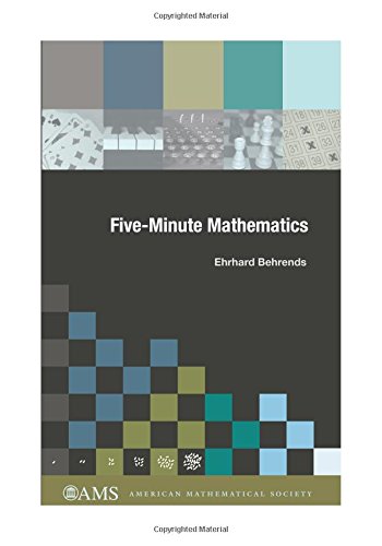 Amazon.com: Five-Minute Mathematics: 9780821843482: Ehrhard Behrends: Books