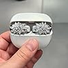 Amazon.com: Rhinestone for Clip on Earbuds Open Ear, Elegant Zirconia ...