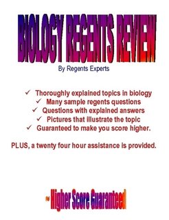 Living Environment and Biology Regents: Regents Experts: 9781435754065 ...