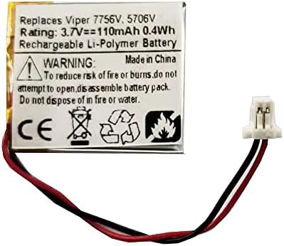 Amazon.com: MPF Products 110mAh JFC302223 Battery Replacement Compatible with Viper 3706V, 4706V ...