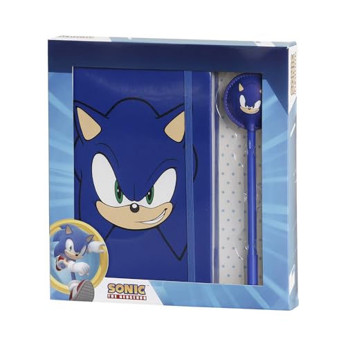 Sonic The Hedgehog – SEGA Sega-Sonic Face-Gift Box with Diary and ...