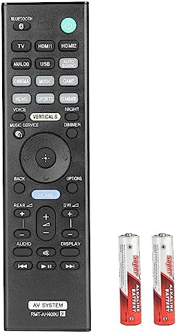 Amazon.com: RMT-AH400U Remote Control Compatible with Sony Soundbar ...