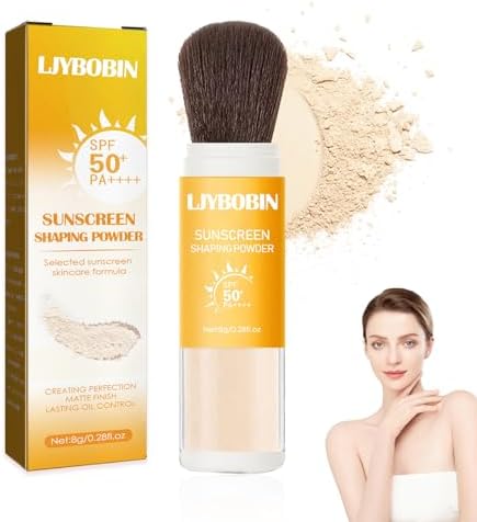 Amazon.com: Sunscreen Setting Powder,SPF 50+ PA++++,Oil Control ...