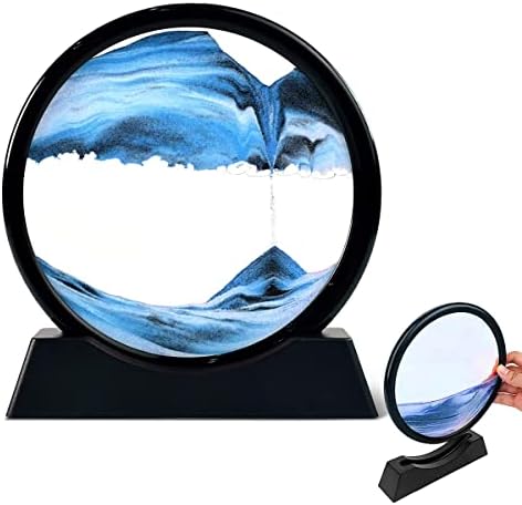 Buy HASTHIP® Moving Sand Art Picture Glass Liquid Painting, 3D Deep Sea ...