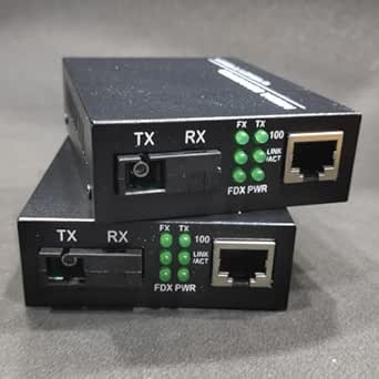 Single Fiber Media Converter Pair 25KM | SC BiDi Ethernet to Fiber ...