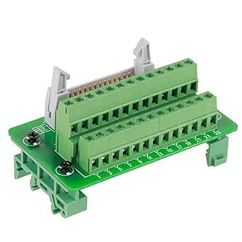 3NH® ccessories DIN Rail Module IDC26P Replacement Terminals Plug Mounting 48V Set : Amazon.in ...