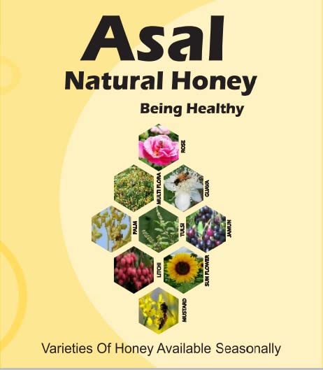 Asal Natural Honey with No Artificial Color, Flavour and Preservatives ...