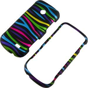Amazon.com: Zebra Stripes (Rainbow/Black) Protector Case for Samsung ...