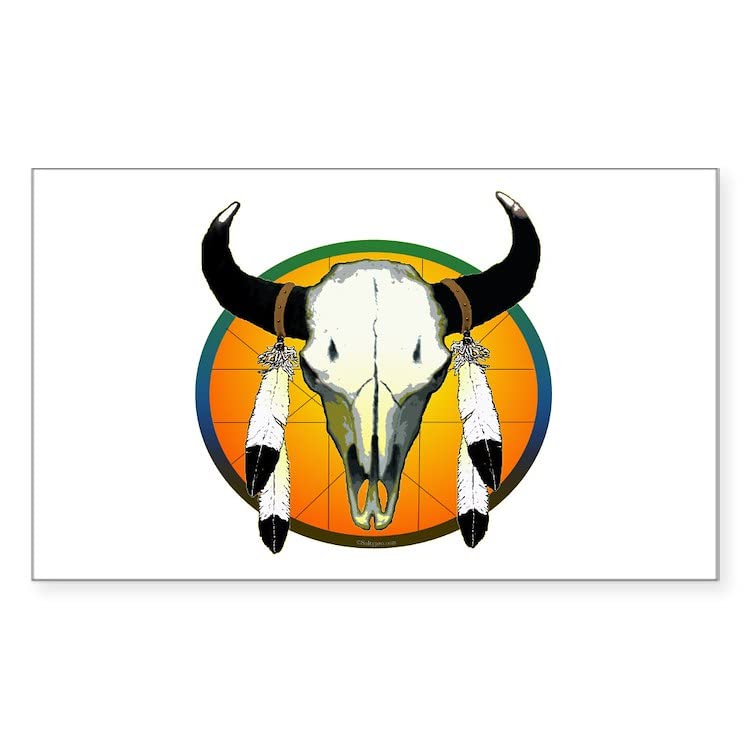 Buffalo Skull Decals